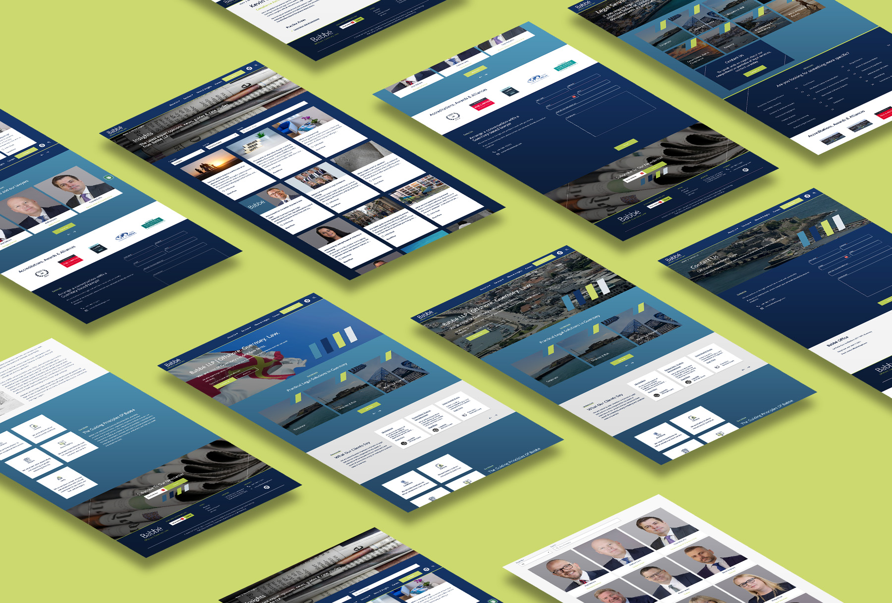 Legal web design portfolio: Babbé Legal